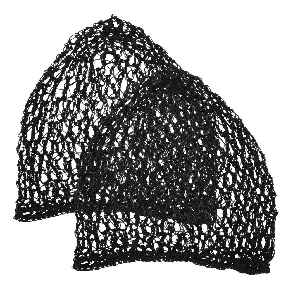 Dayesque 2pcs Crochet Hair Net for Women Soft Rayon Knit Hair Wrap for ...