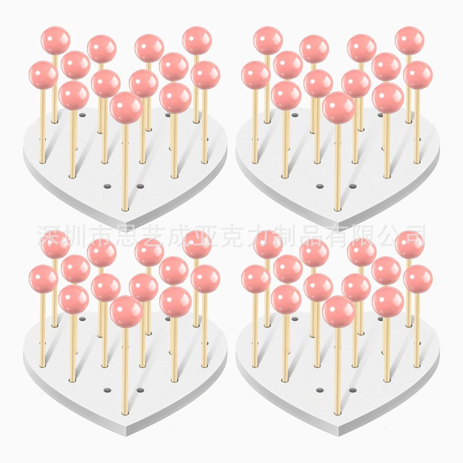Dayesque 2pcs Elegant Lollipop Stand Acrylic Lollipop Stand Holder ...