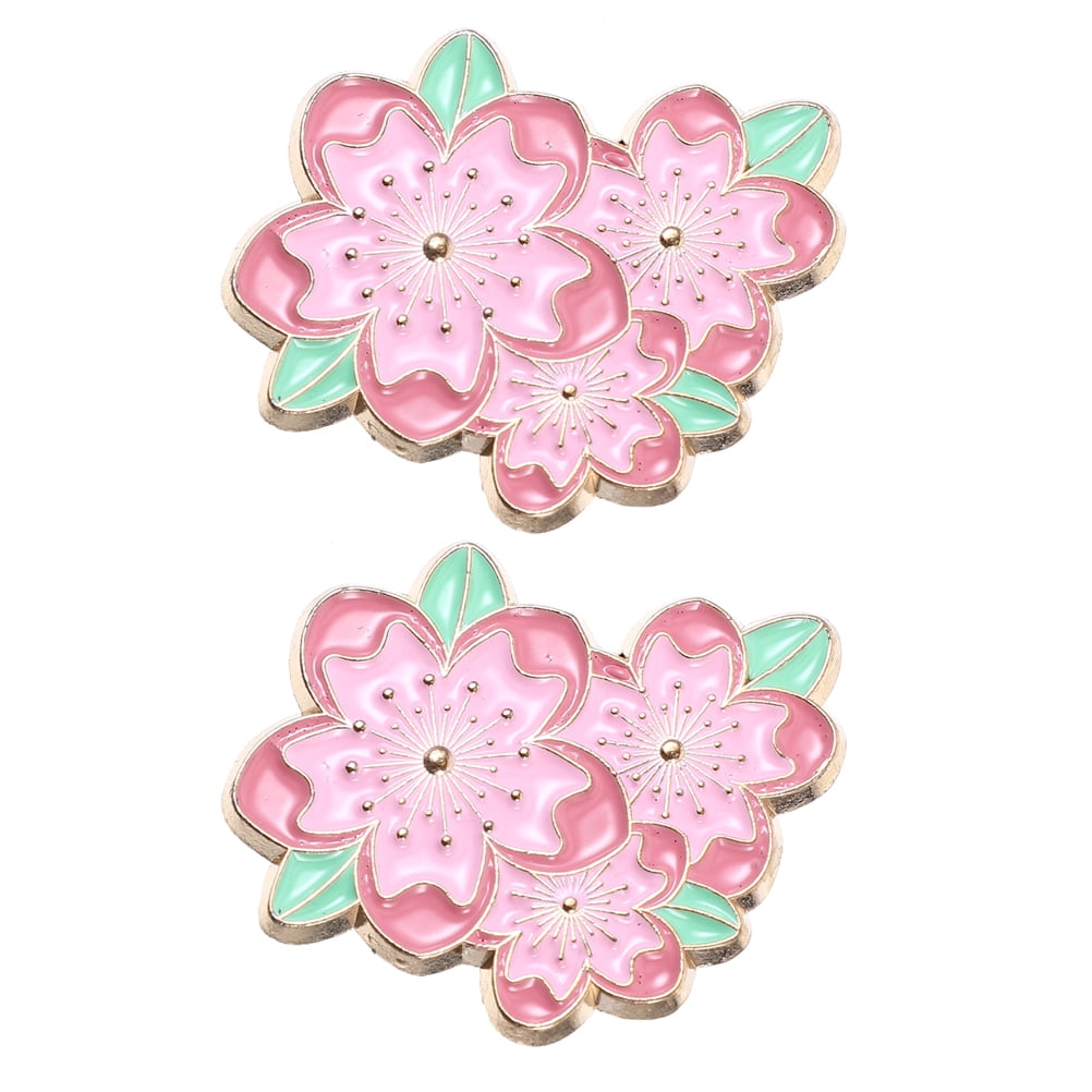 Dayesque 2pcs Japanese Flower Brooch Pins Women Elegant Floral Lapel ...