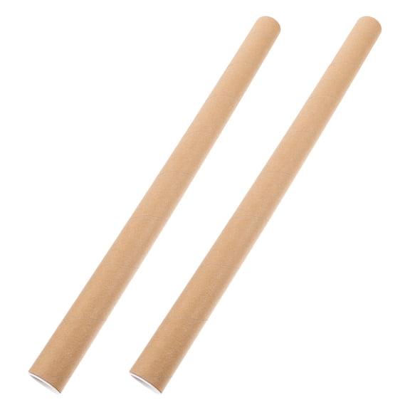 LEXSOMEO Mailing Tube Cardboard Poster Tube with Cap for Shipping and ...