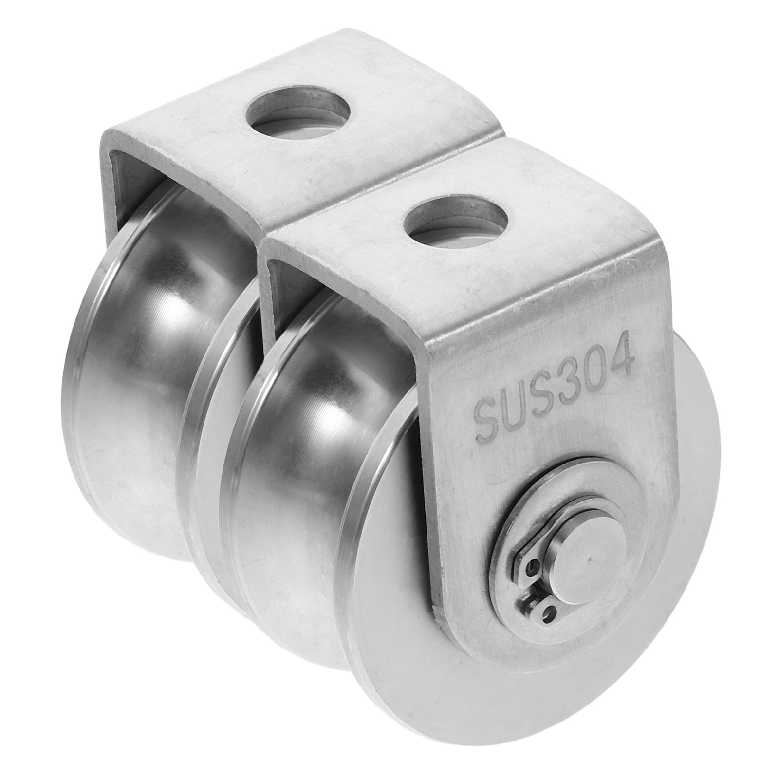 Dayesque 2pcs Pulley Wheel For Door Track Crane Wheel Pulleys For ...