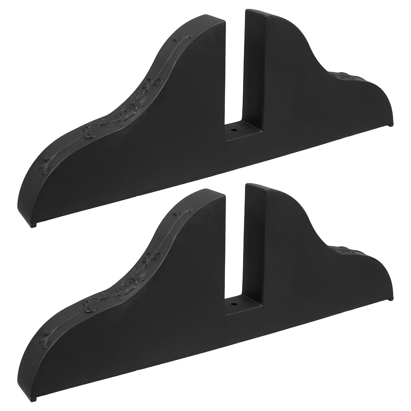 WEUVEB Room Divider Screen Holder Room Divider Stand Black Pvc 2Pcs For ...