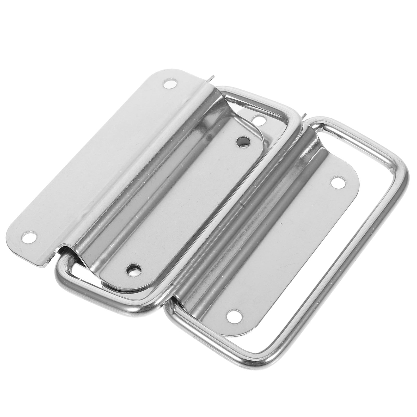 WEUVEB 2Pcs Heavy Duty Stainless Steel Folding Handles for Suitcase and ...