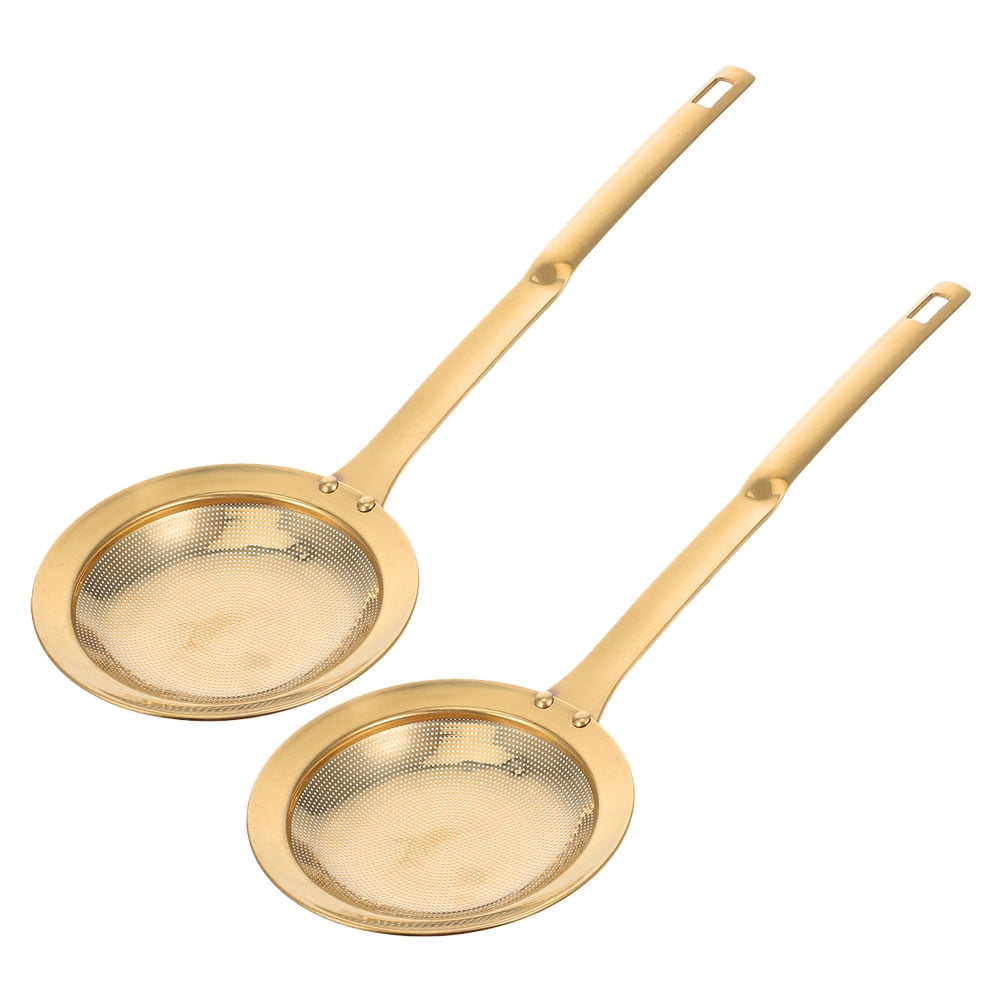 Dayesque 2pcs Stainless Steel Skimming Spoon For Cooking Fine Mesh Food ...