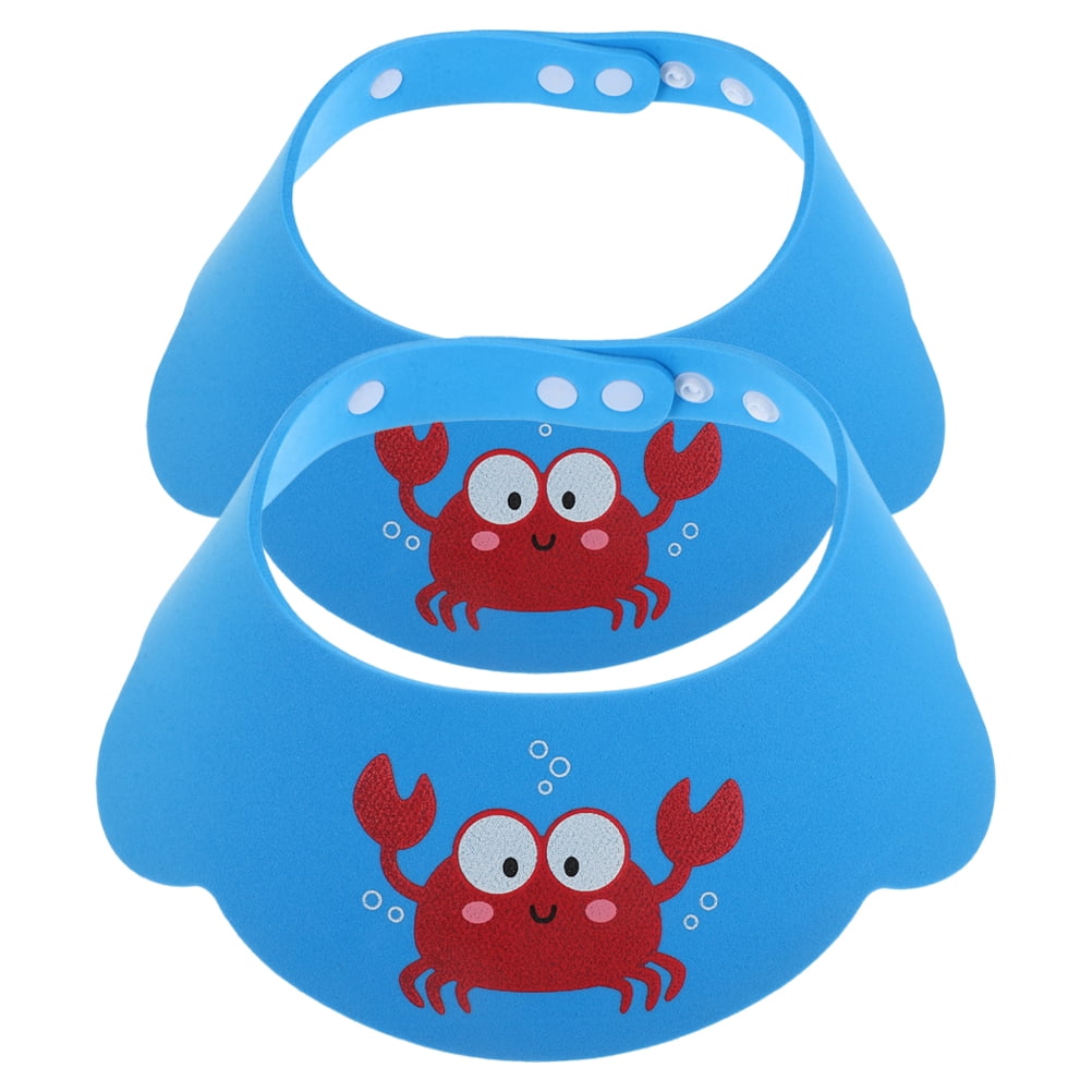 Dayesque 2pcs Thicken Baby Shampoo Shield Adjustable Cute Cartoon Kids ...