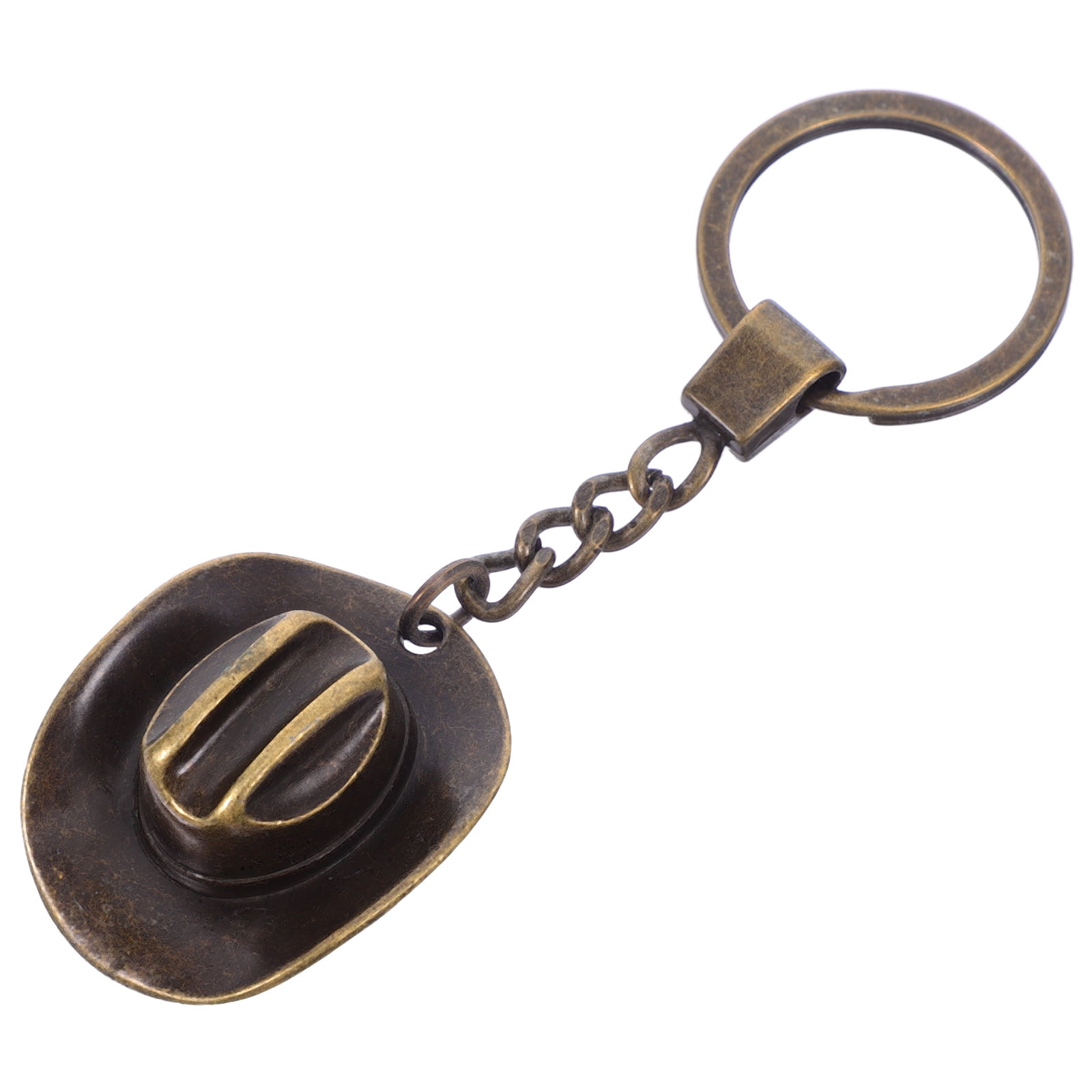 Dayesque 2pcs Western Cowboy Hat Keychain Metal Keyring For Bags And ...