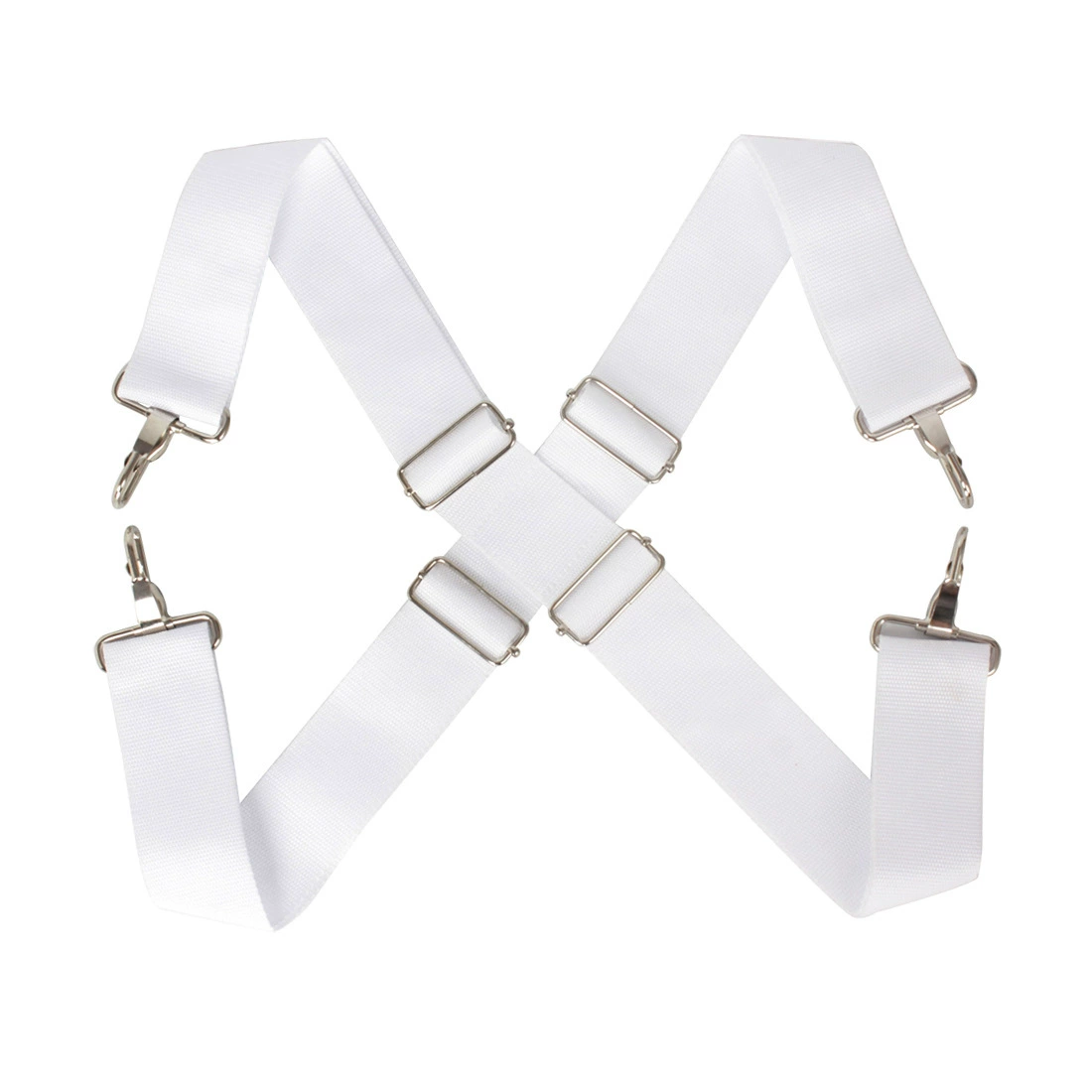 WEUVEB White Adjustable Snare Drum Strap for Percussion Instruments, 2 ...