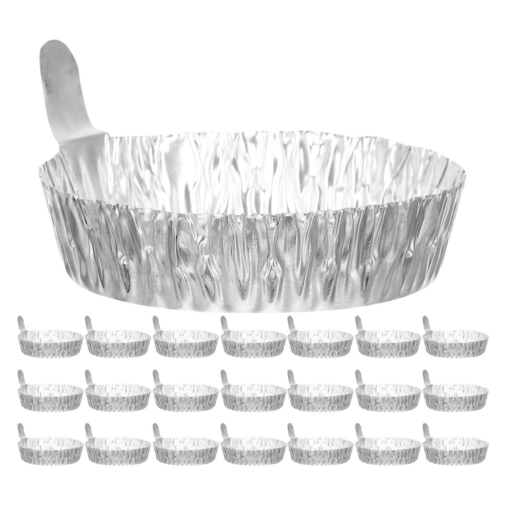 WEUVEB Silver Aluminum Weighing Dish with Handle for Lab and Industrial ...
