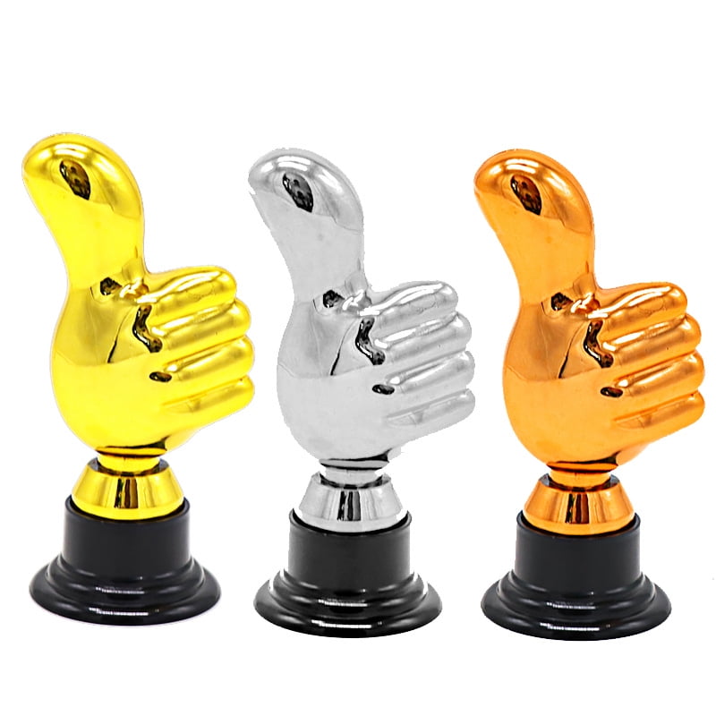 Dayesque 3pcs Funny Trophy Trophy Award Plastic Mini Trophies Cup High ...