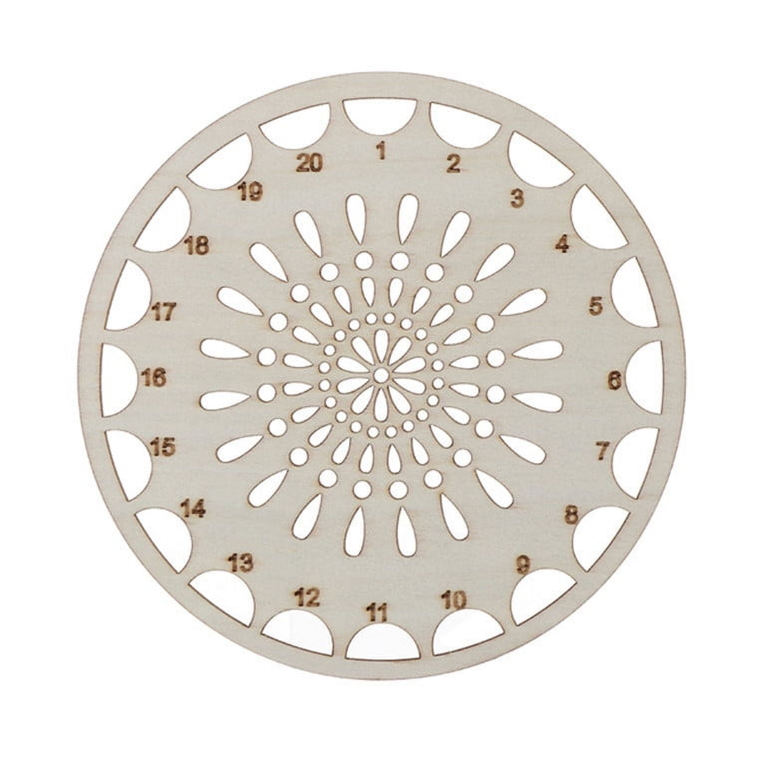 Dayesque 3pcs Wooden Embroidery Thread Storage Trays Portable Cross ...