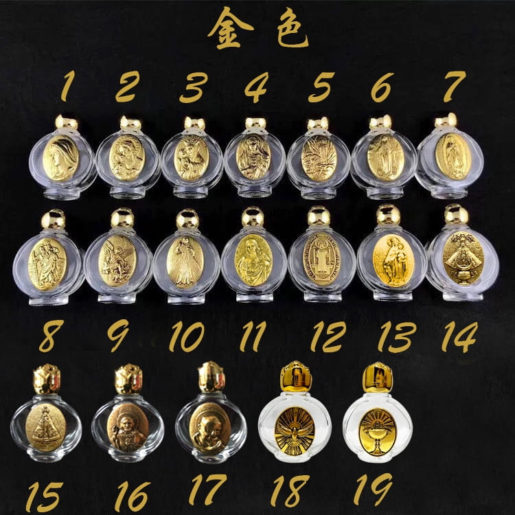 WEUVEB Elegant Glass Dropper Bottles for Wedding Multi-Use Holy Water ...