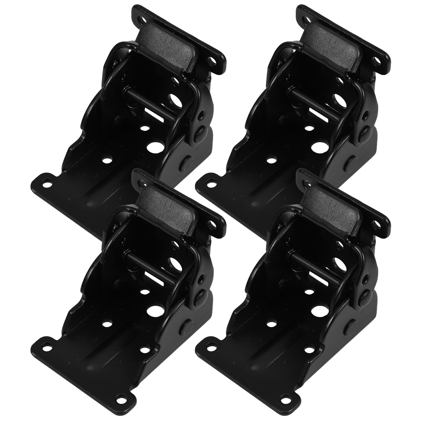WEUVEB 4Pcs Self Locking Folding Leg Bracket Black Hardware for Home ...