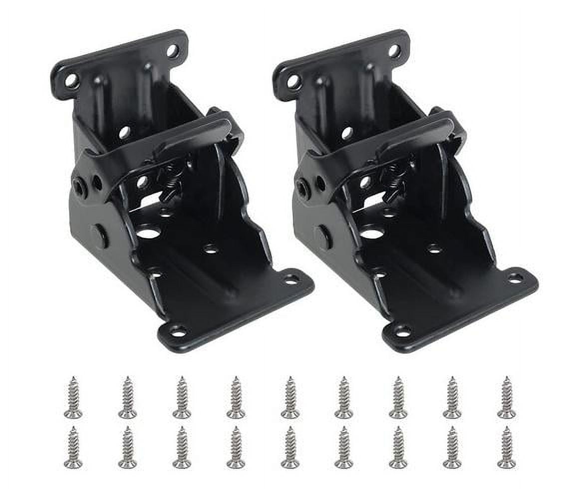 Dayesque 4pcs Folding Leg Hinges Brackets Table Leg Supports Self Lock ...