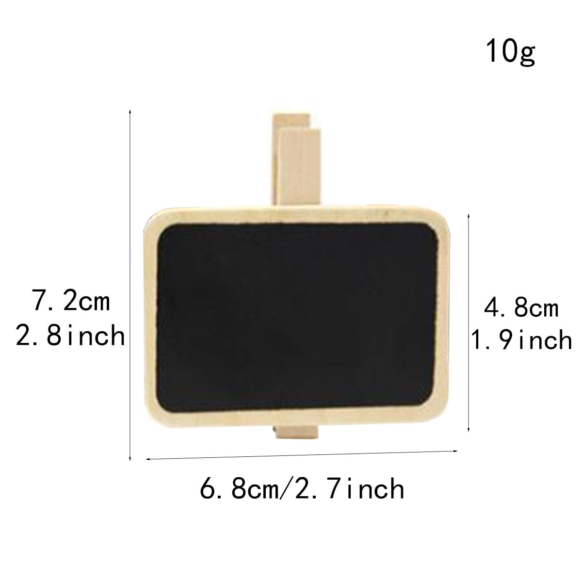 Dayesque 4pcs Mini Wood Chalkboard Clips for Food Labels, Photo Clips ...