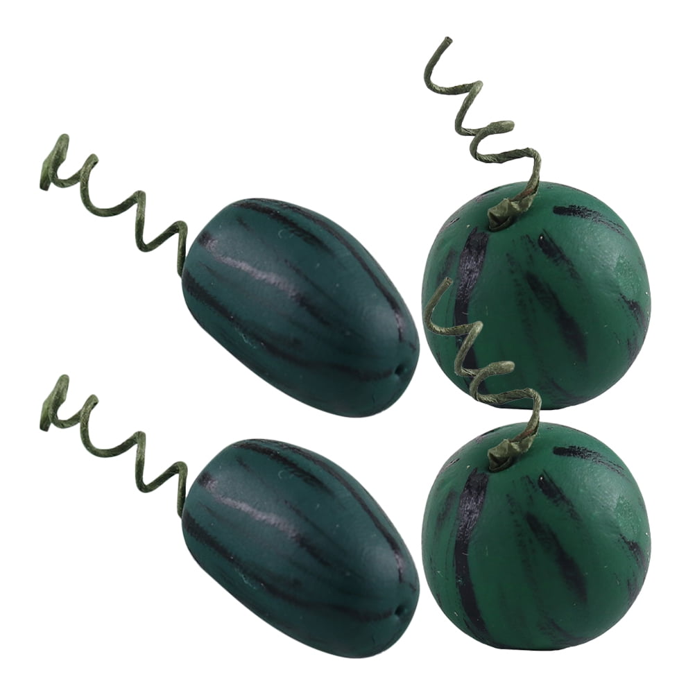 Dayesque 4pcs Miniature Food Toys Set Realistic Mini Watermelon Models ...