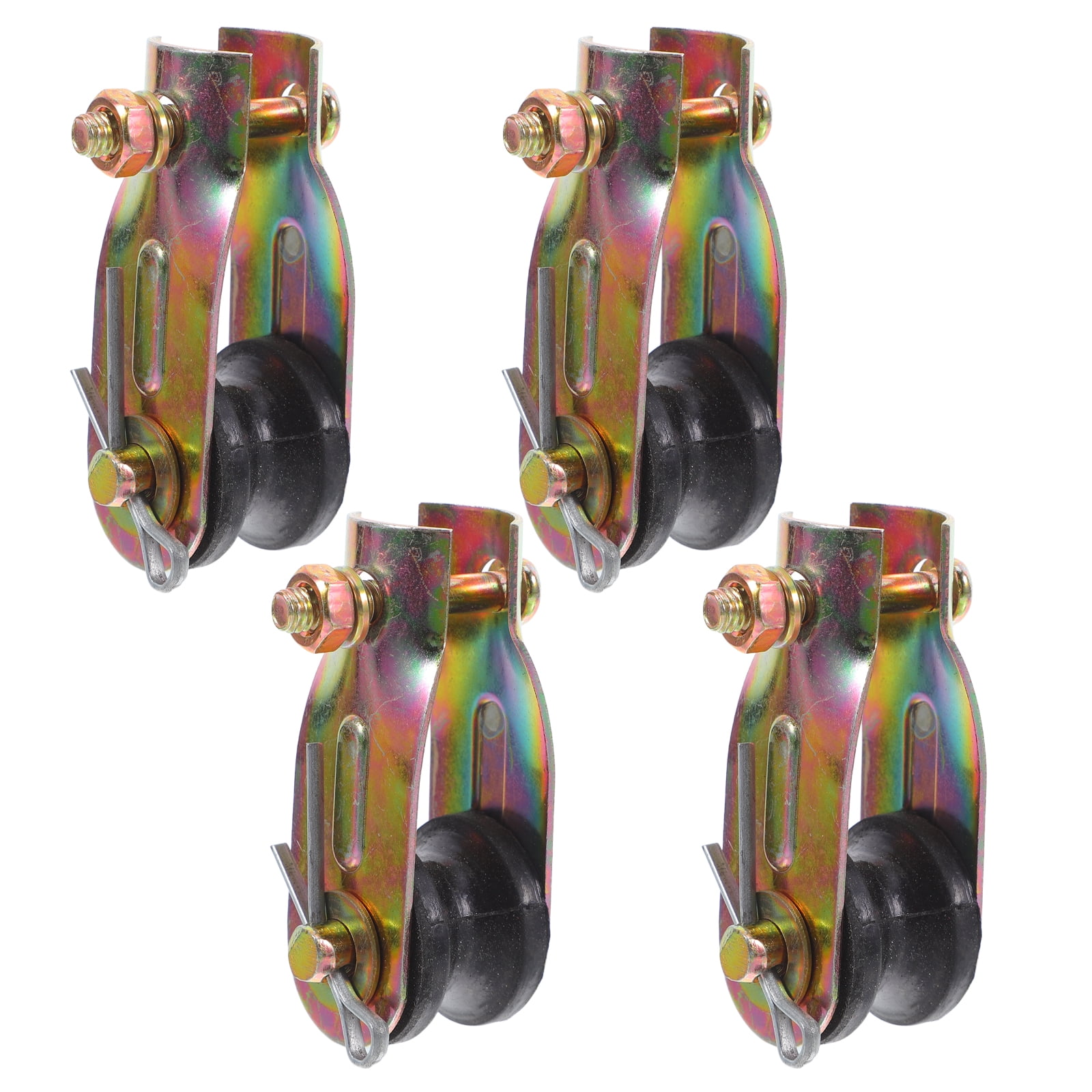 WEUVEB Galvanized Iron Ceiling Fan Pulley System Universal Fit for Door ...