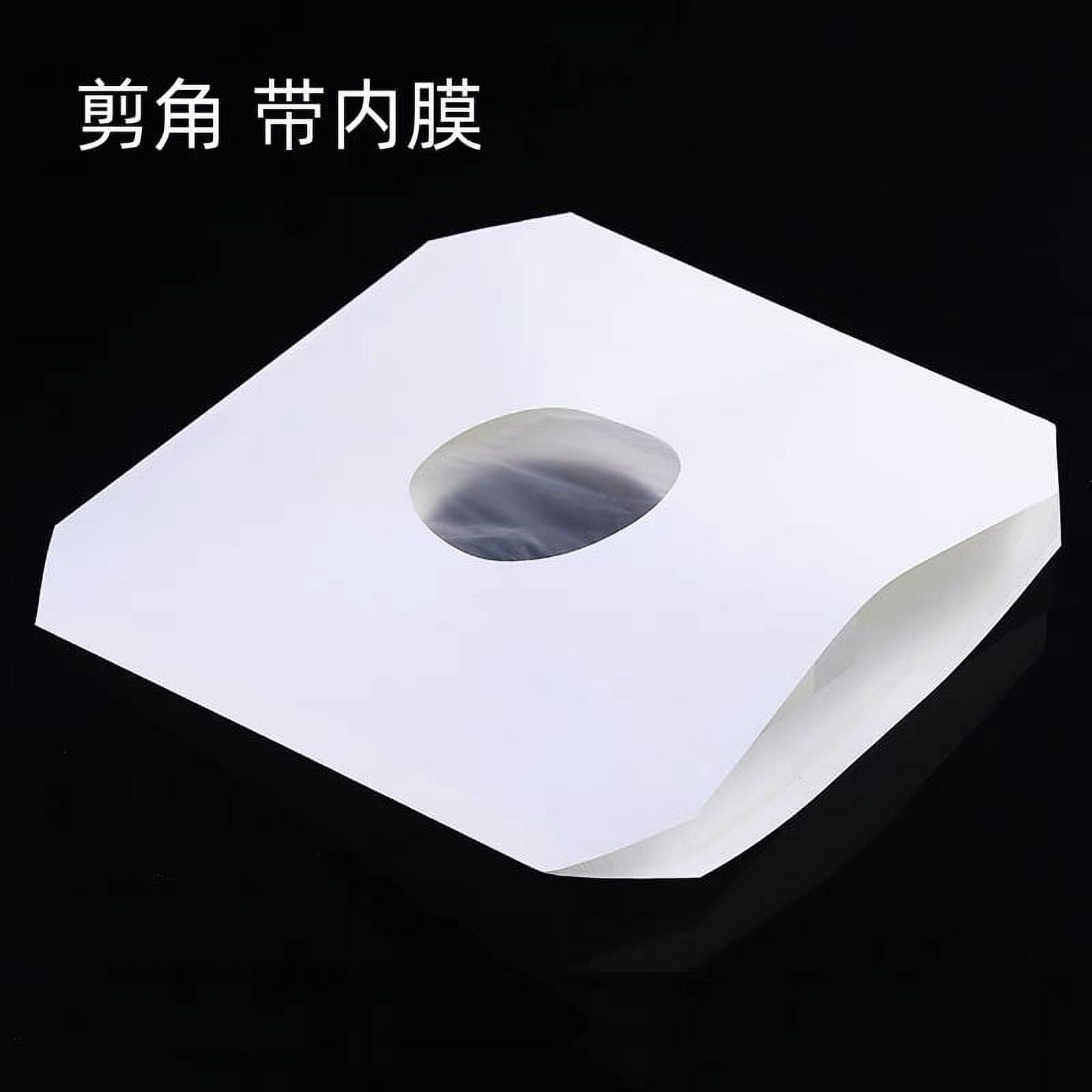 WEUVEB 4-Pack White Kraft Paper Vinyl Record Sleeves for Dust and ...