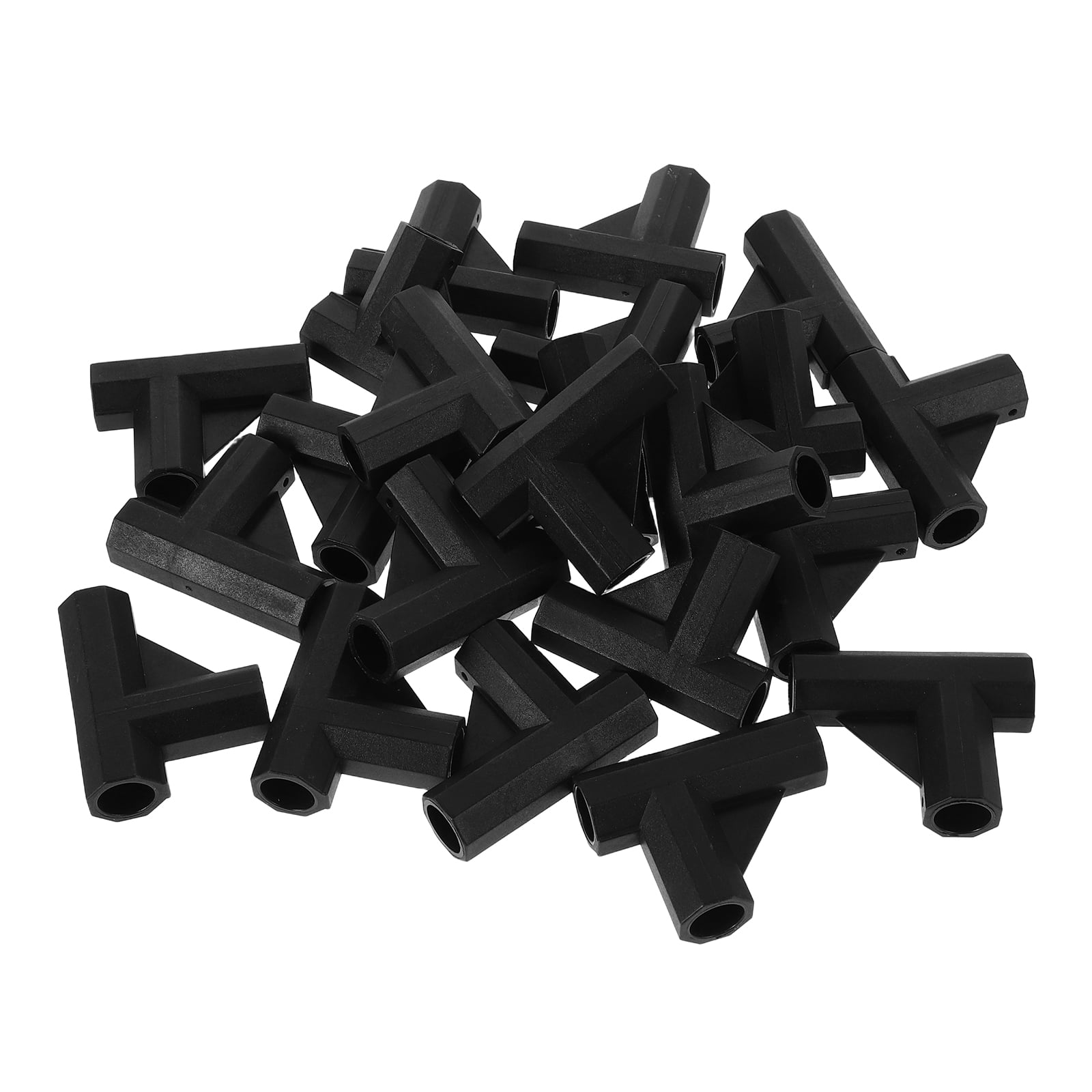 Dayesque 50pcs Versatile Black Nylon Three Way Connector Outdoor ...