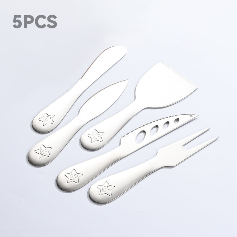 Dayesque 5pcs Stainless Steel Cheese and Butter Knife Cheese Tools for ...