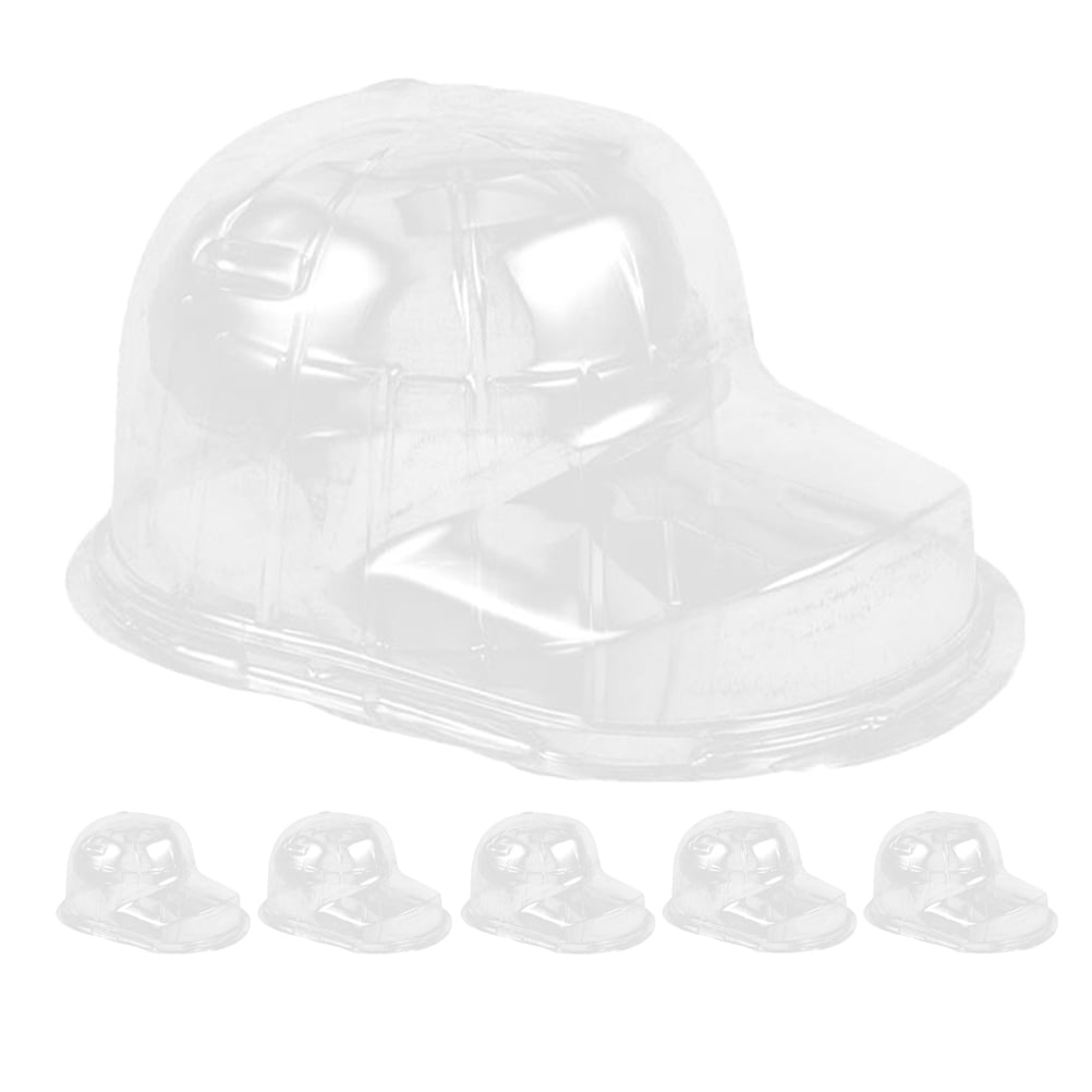 Dayesque 6 Pcs Cap Rack Clear Plastic Hat Organizer Cap Holder Hat ...