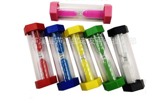 Dayesque 6 Pcs Mini Sand Timer Set Kids Colorful Plastic Hourglass ...