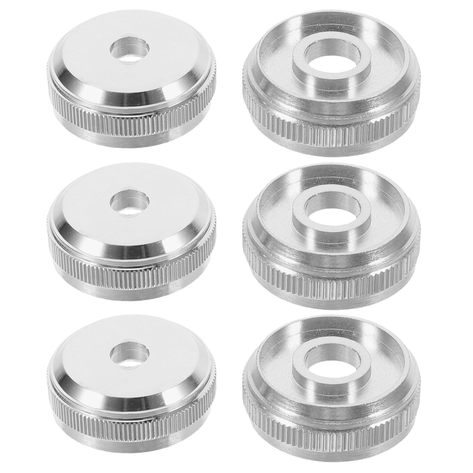 WEUVEB Trumpet Valve Screw Caps 6 Pcs Metal Replacement Parts for ...