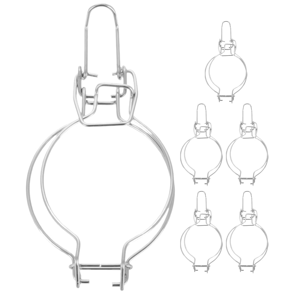 Dayesque 6pcs Wide Mouth Glass Jars Sealed Buckle Glass Canning Jar ...