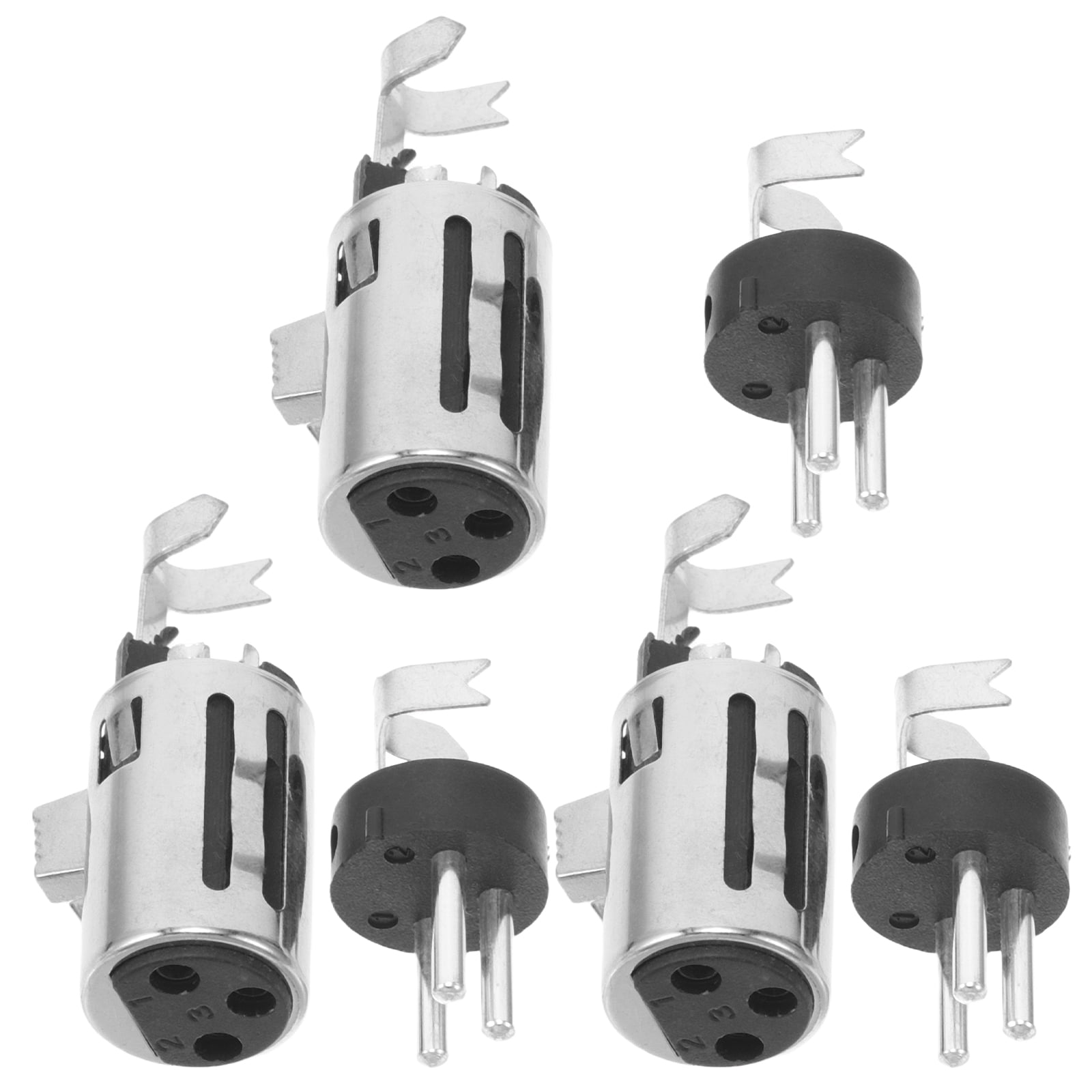 Dayesque 6pcs XLR Adapter Kit Includes XLR Male Connectors and Female ...