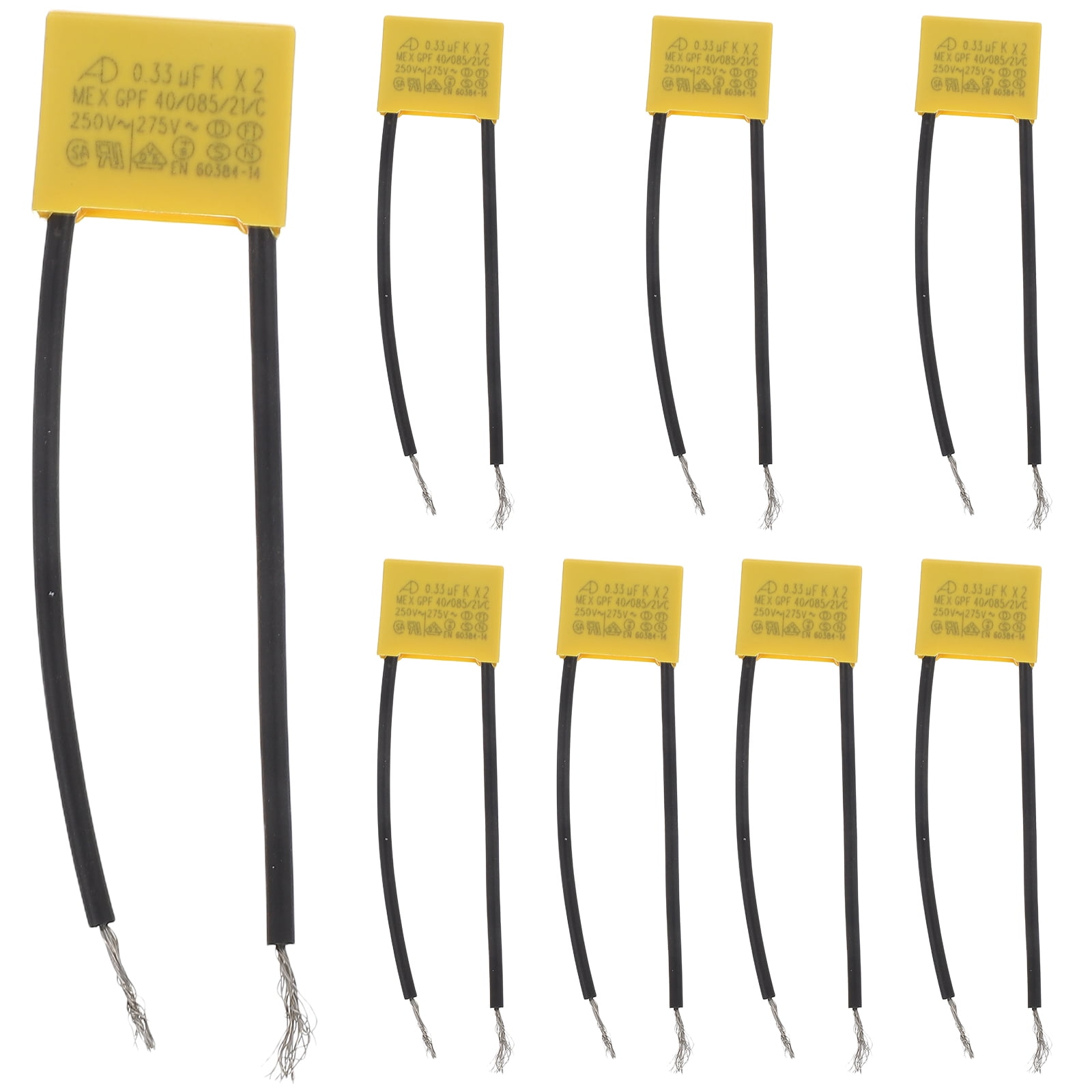 Dayesque Capacitors with Wire and Protective Case for Industrial ...