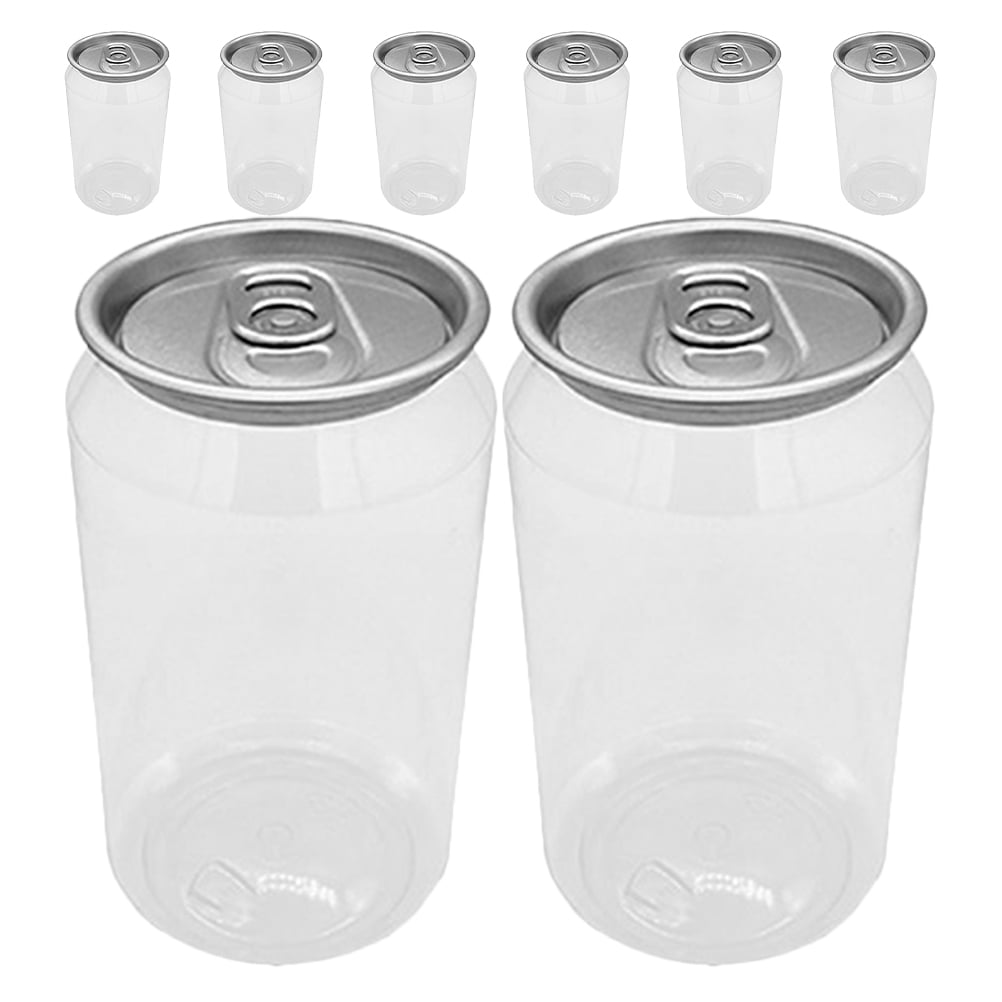 WEUVEB Creative Beverage Bottles PET Bottles Transparent 8Pcs ...