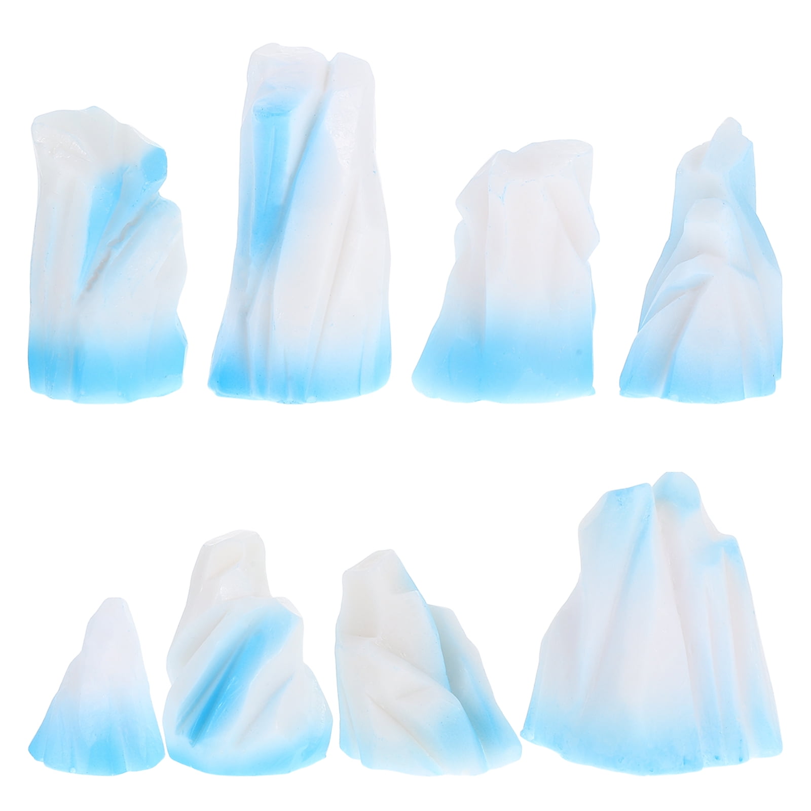 Dayesque 8pcs Iceberg Model Realistic Arctic Miniature Micro Landscape ...