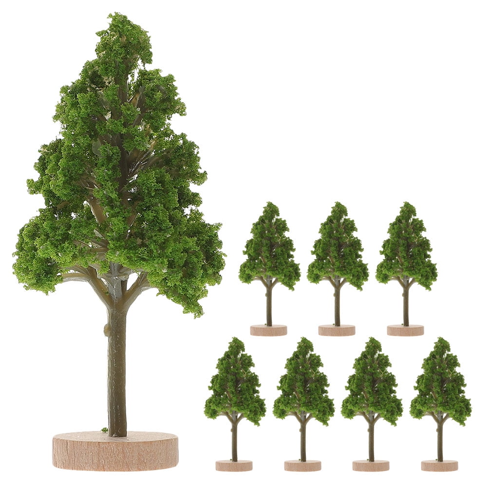 WEUVEB Realistic Miniature Craft Trees for Decor with Firm Plastic and ...