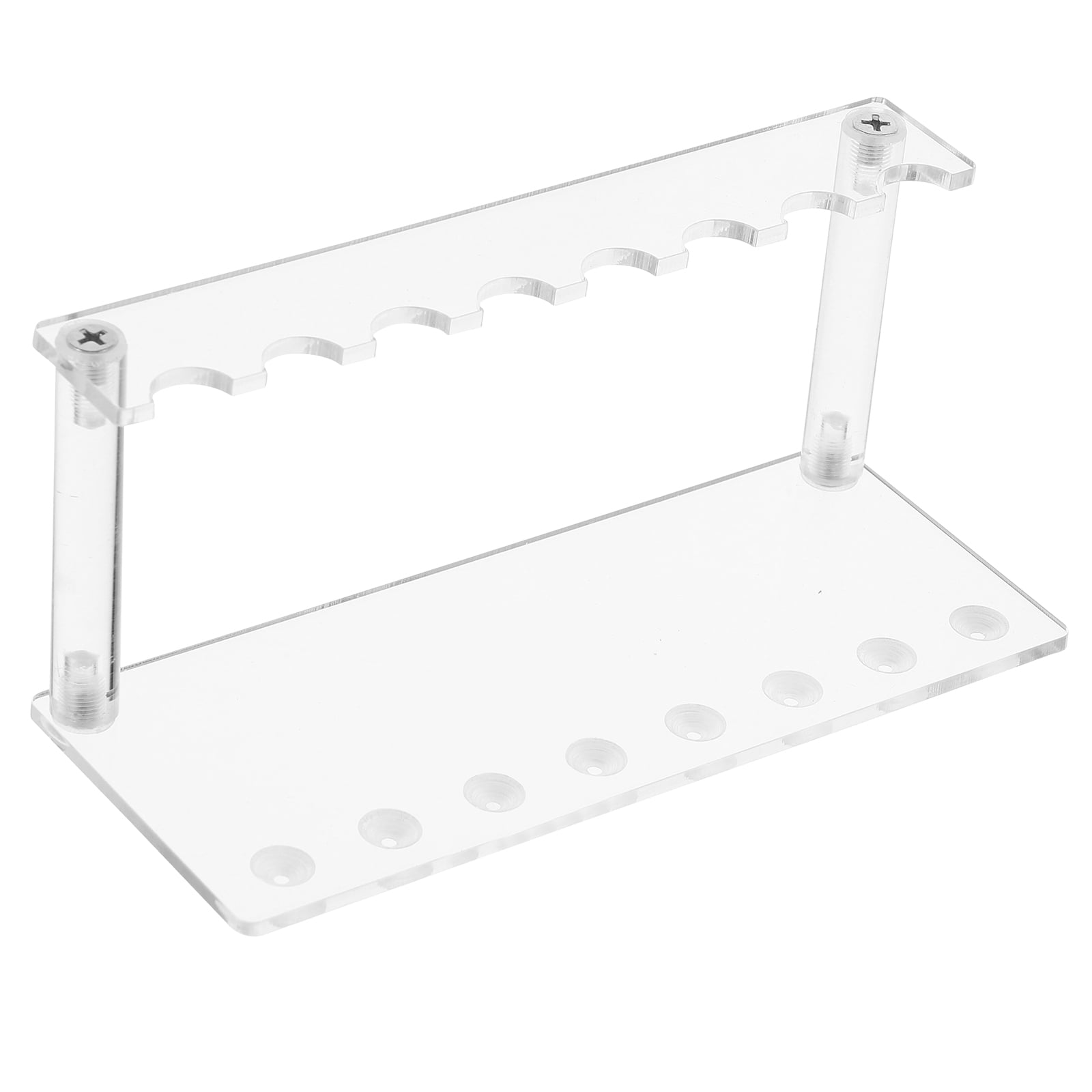 Dayesque Acrylic Brush Stand for Desk Pen Organizer Rack for Office Pen ...
