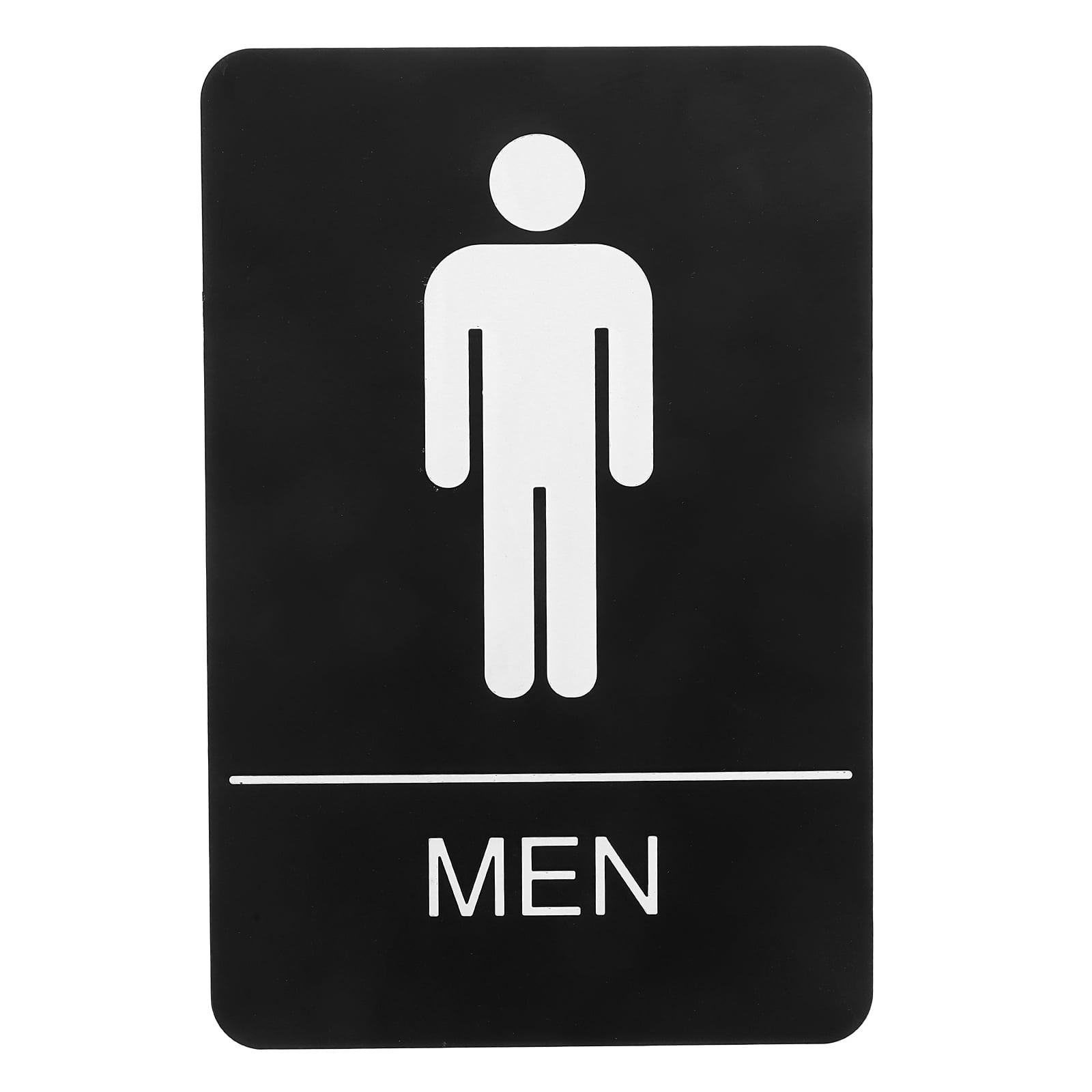 Dayesque Acrylic Men's Restroom Door Sign - Toilet Sign for Bathroom ...