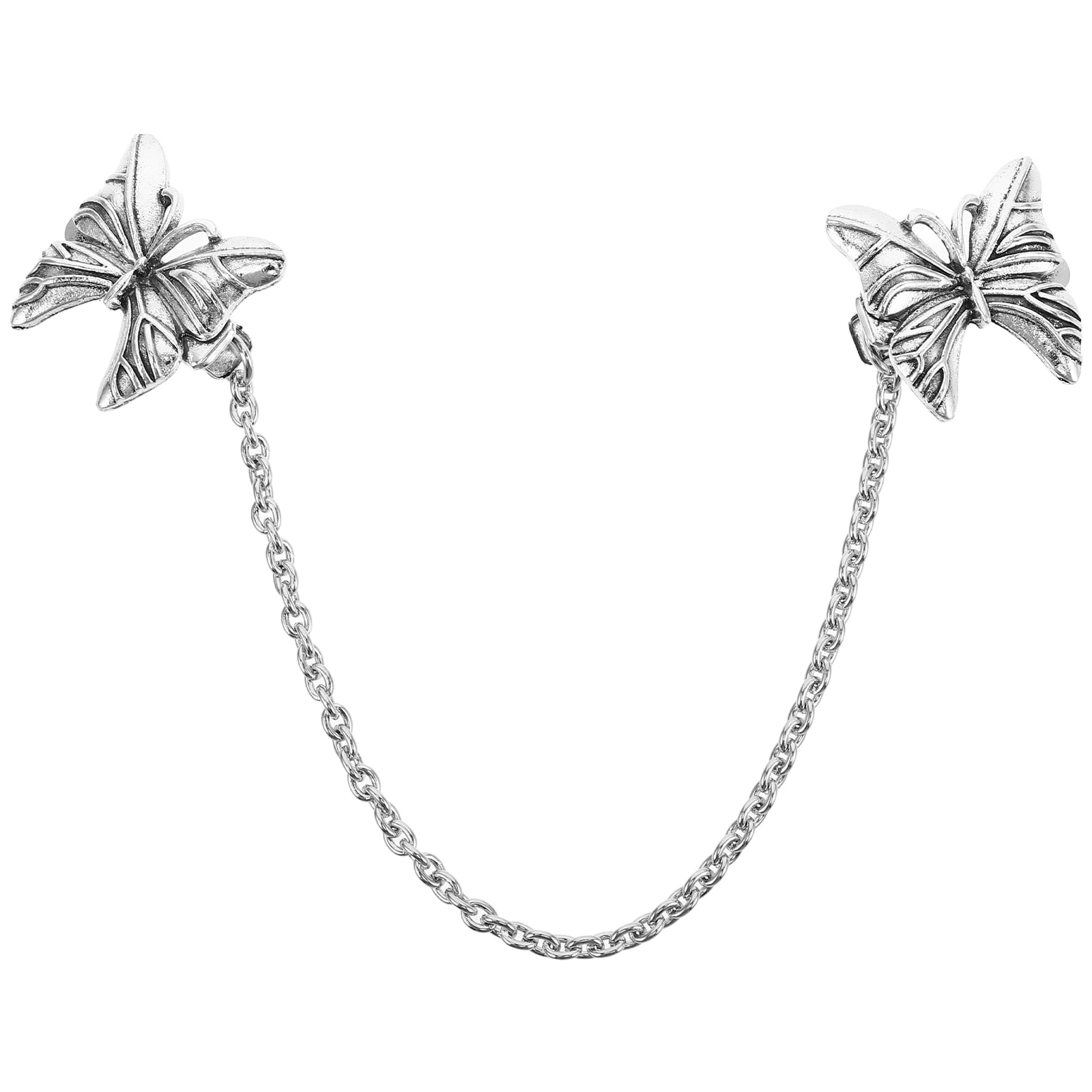 Dayesque Antique Shawl Clip Chain Women Vintage Dress Clips Collar ...