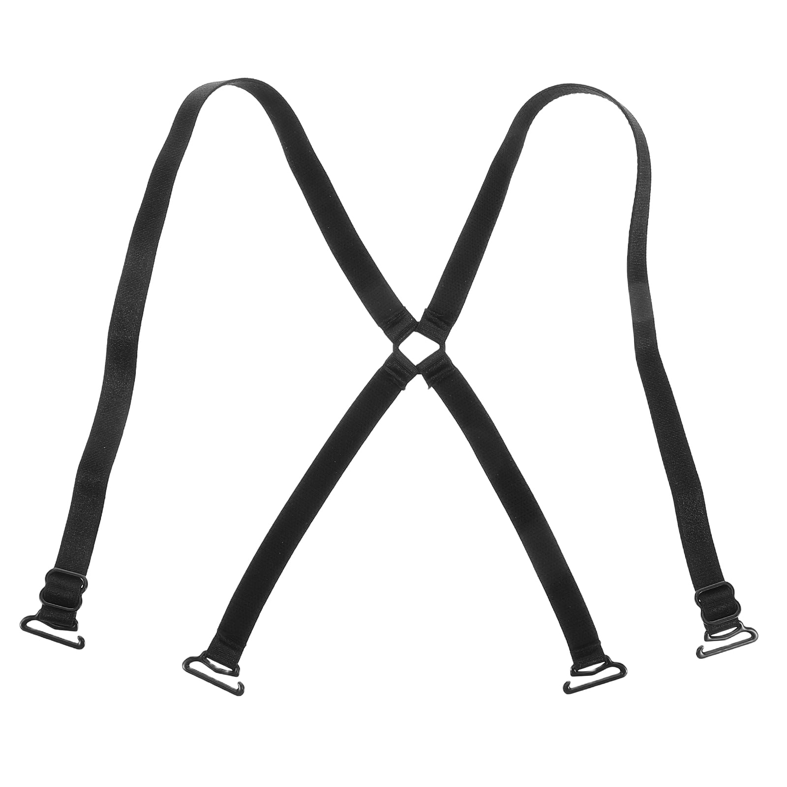 WEUVEB Adjustable Invisible Bra Straps Cross Back Black 1 Piece for ...