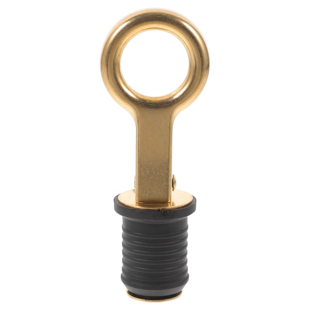 WEUVEB Golden Marine Boat Drain Plug Durable Leakproof Transom Plug for ...