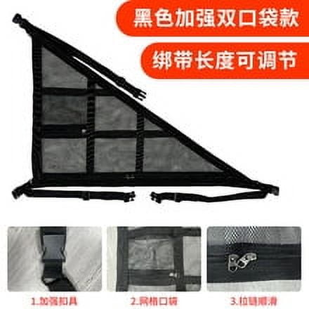 WEUVEB Car Interior Roof Storage Net Black Polyester Easy Installation ...