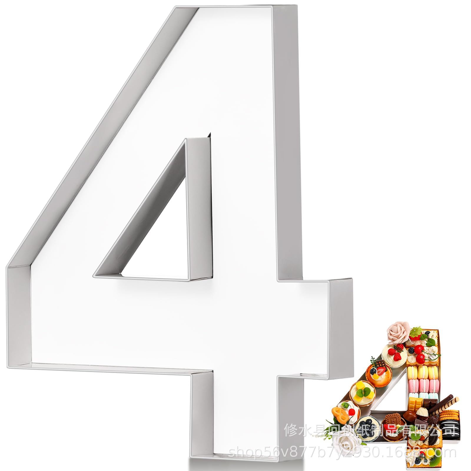 Dayesque Cardboard Fillable Number Box Paper Charcuterie Tray Cheese ...