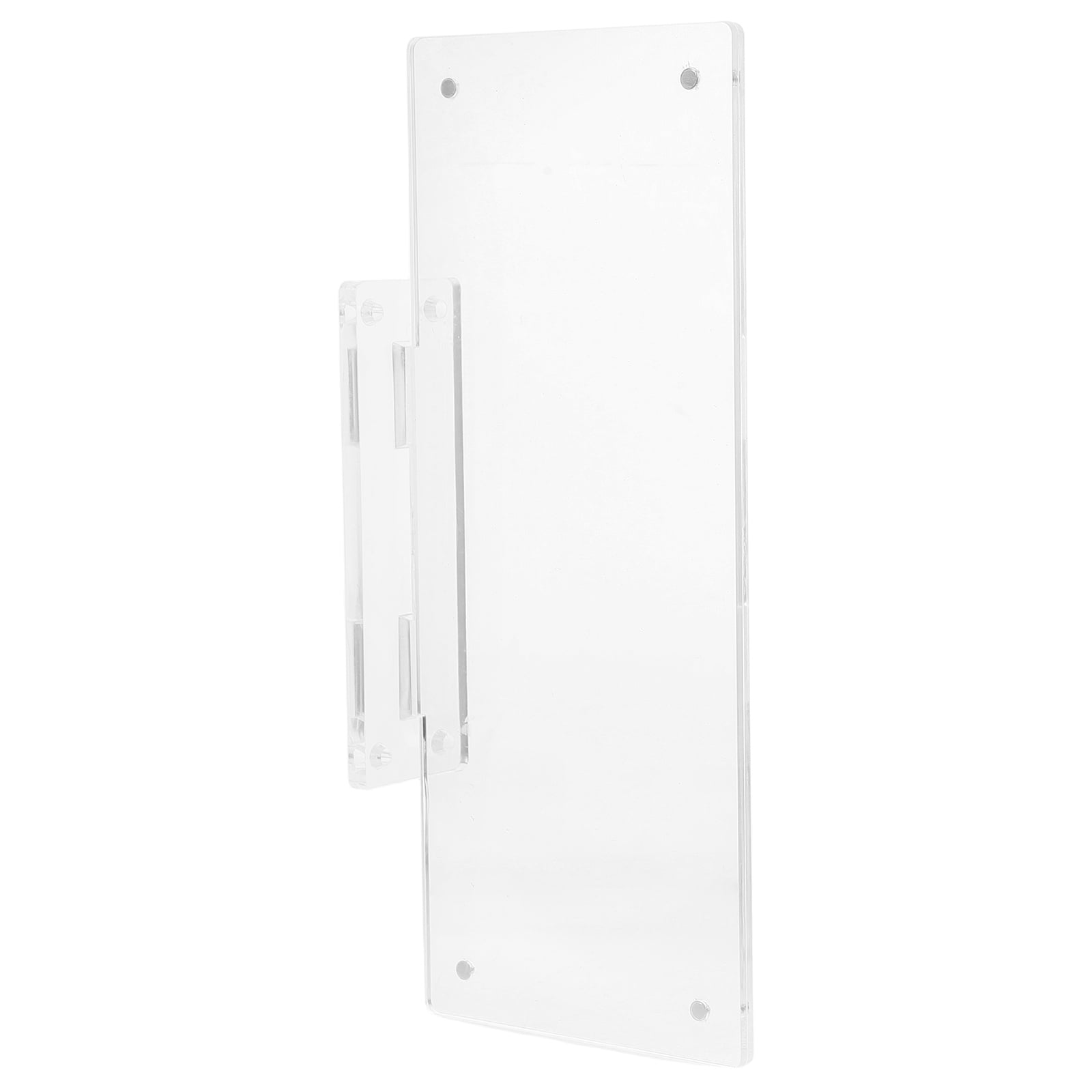 WEUVEB Transparent Acrylic Office Sign with Replaceable Card Holder ...