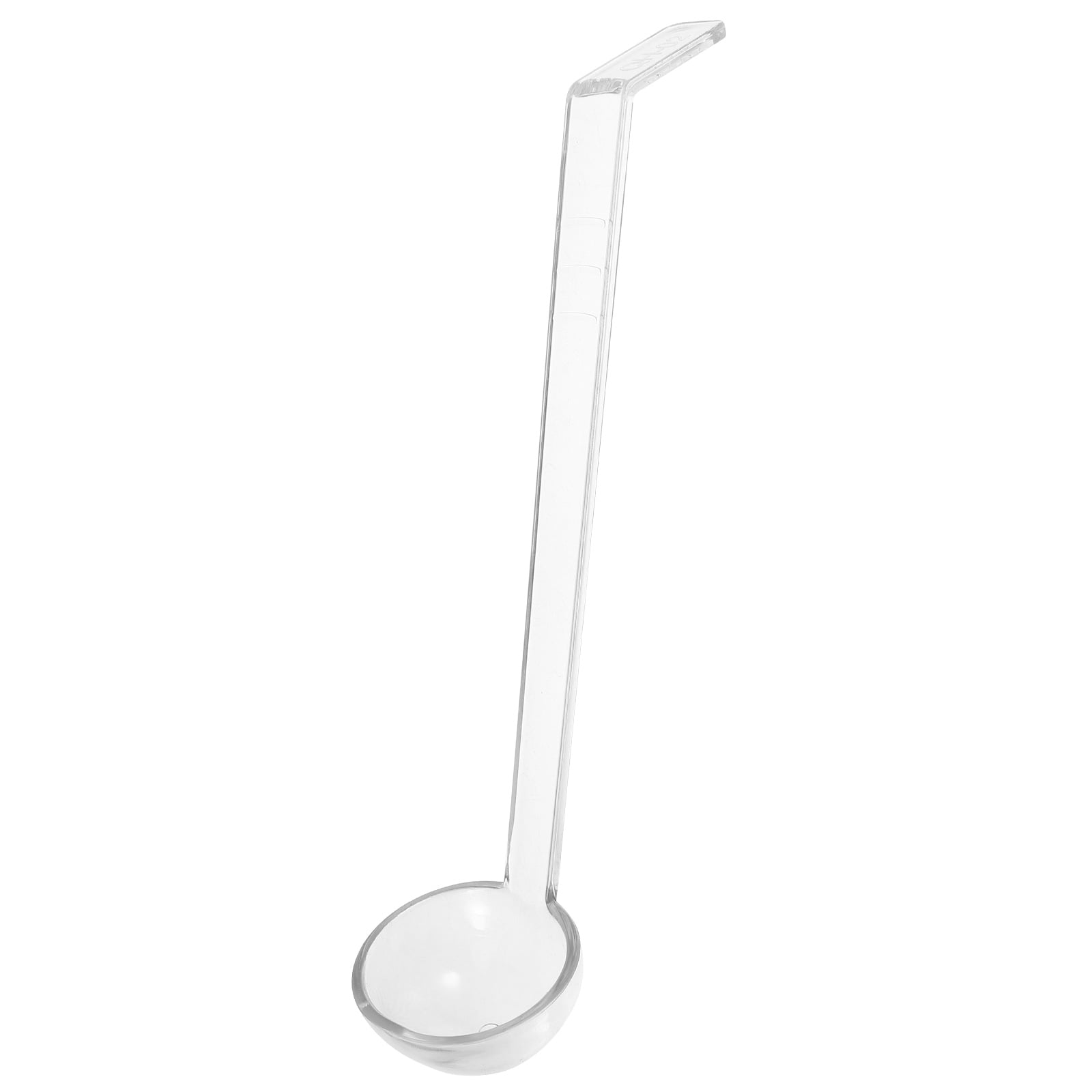 WEUVEB Transparent Handle Serving Ladle for Sauces, Soups, Buffets ...
