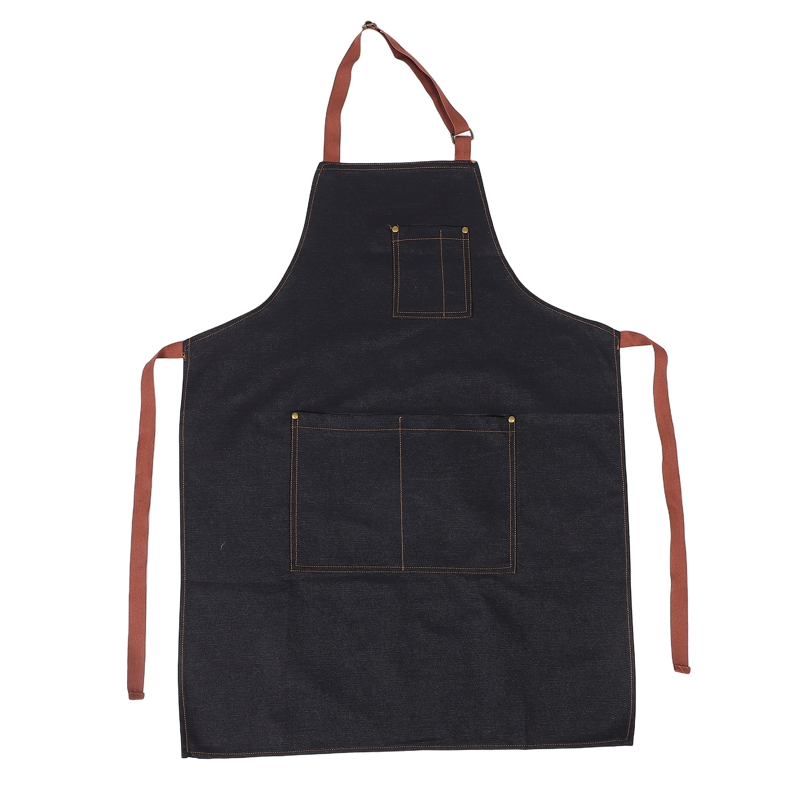 Dayesque Denim Work Apron For Women Stylish Neck Hanging Cooking Smock ...