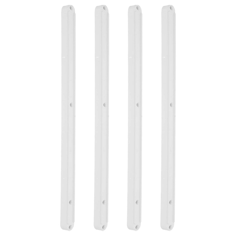 WEUVEB 2-Pack Cabinet Drawer Repair Kit White Plastic Bottom Mount ...