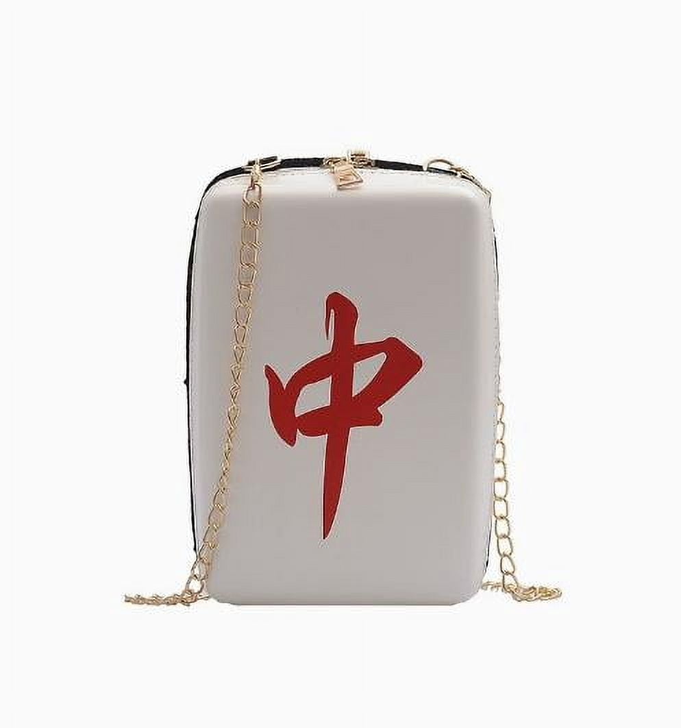 Dayesque Fashionable Mahjong Shaped Chain Bag for Women Cute and Funny ...