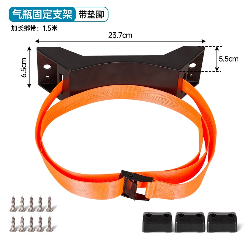 Dayesque Gas Cylinder Fixed Rack Heavy-Duty Propane Tank Holder Sturdy ...