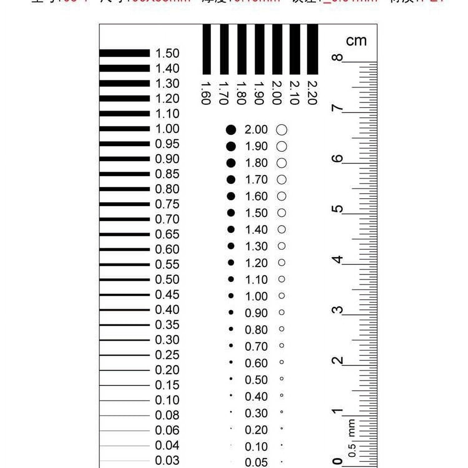 Dayesque High-Precision Crack Width Gauge for Concrete Scratch and Spot ...