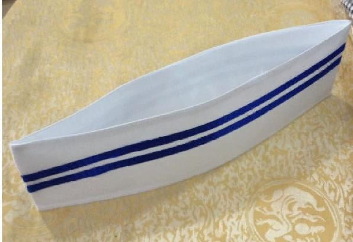 WEUVEB Unisex Chef Hat with Trim, and Comfortable Material for Home ...