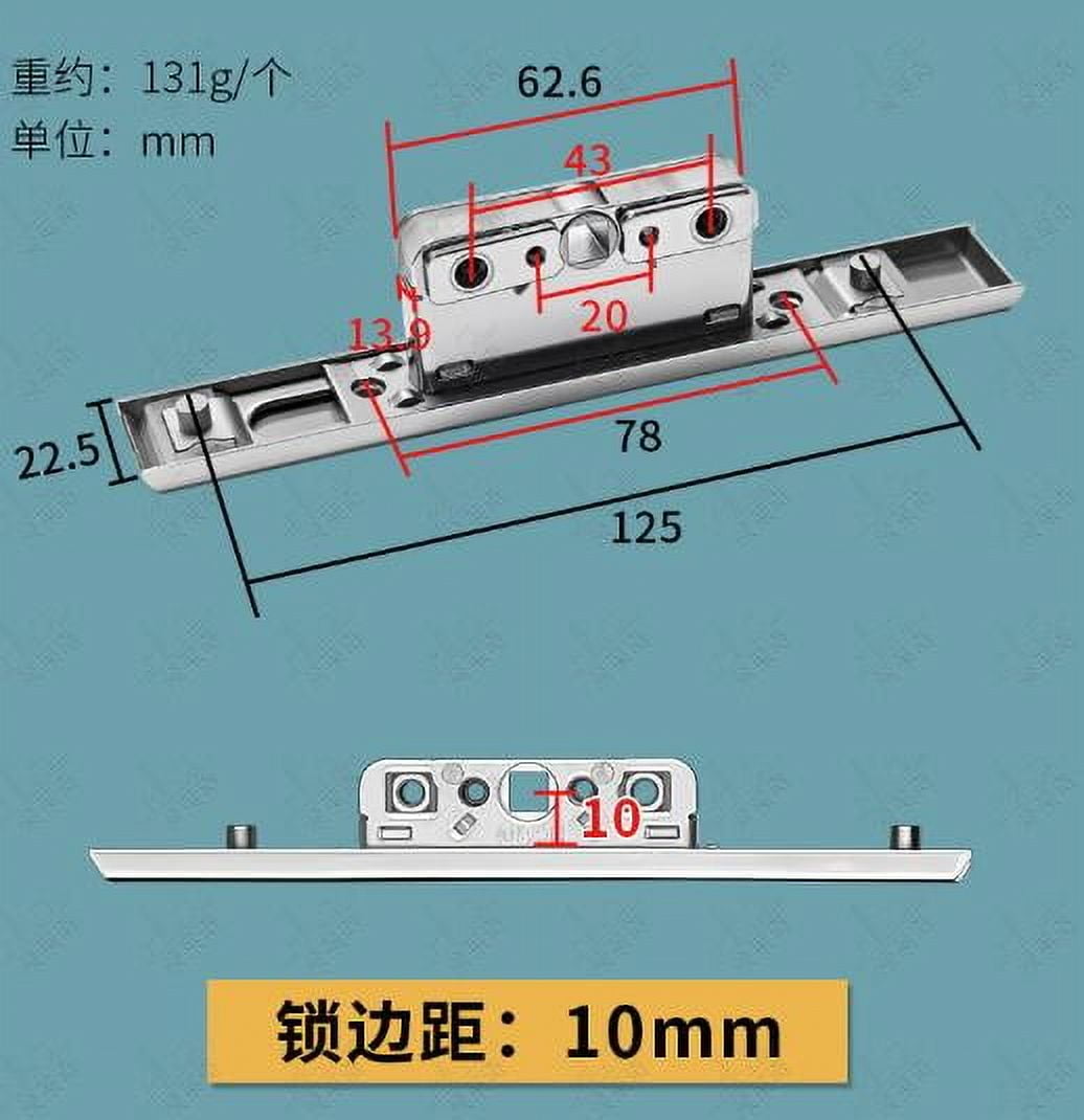 WEUVEB Secure Stainless Steel Lock Box for Windows with Universal Fit ...