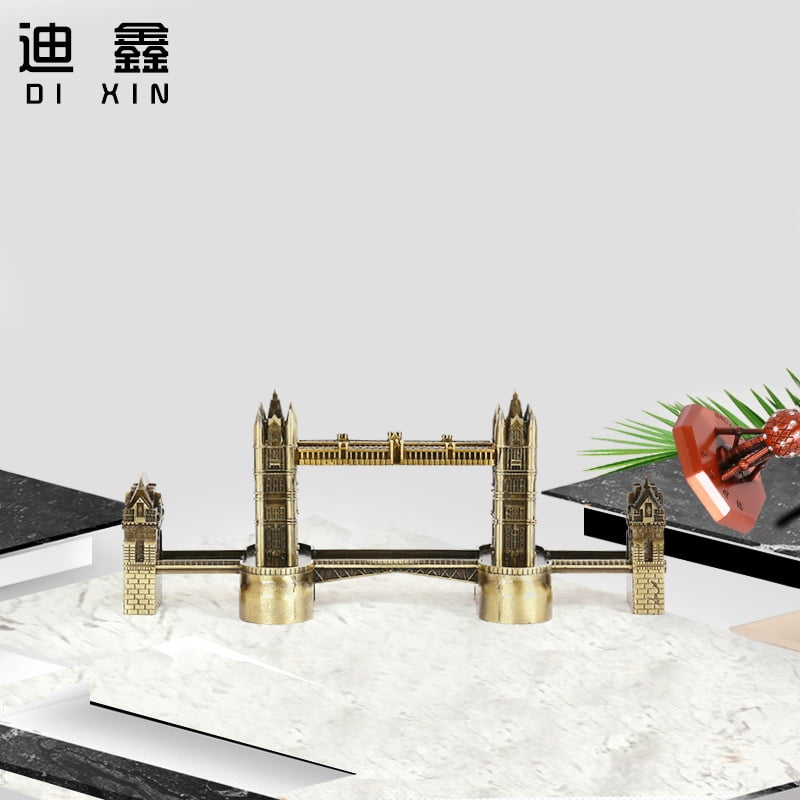 Dayesque Metal Bridge Model London Tower Bridge Statue Souvenir ...