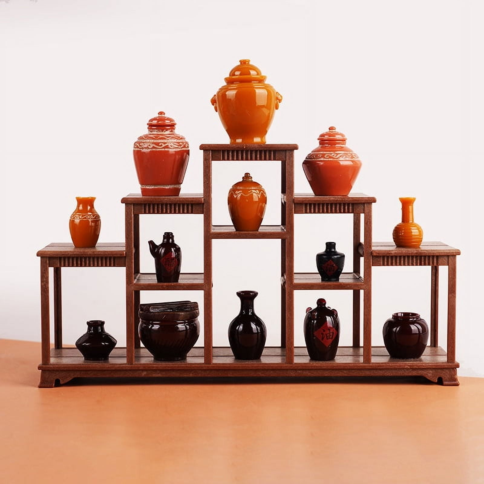 Dayesque Mini Dollhouse Furniture Plastic Display Shelf For Dollhouse ...